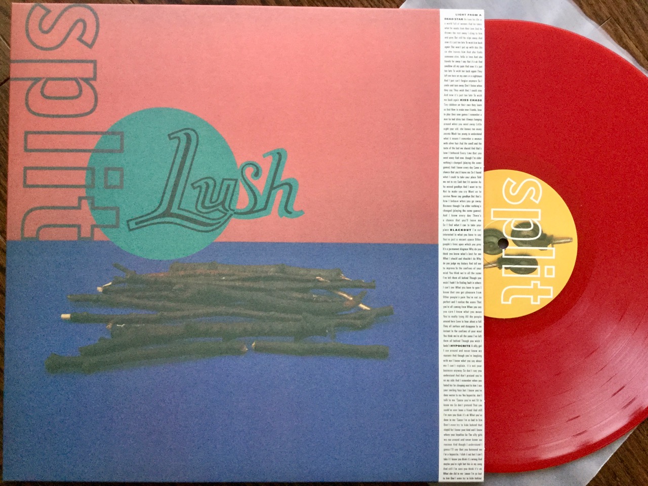 Vinyl love: Lush “Split” – My (life in) music lists